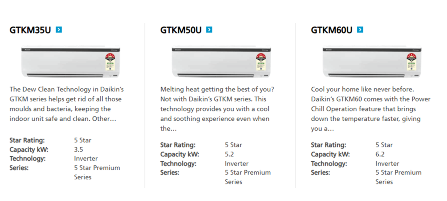 Daikin Split Inverter Type AC – MODERN HVAC SOLUTIONS PVT LTD
